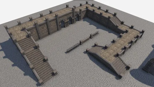 Modular Courtyard - A Solid Foundation for Virtual Environments - Thumbnail