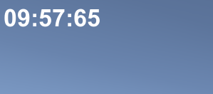 Unity countdown timer top-left corner.
